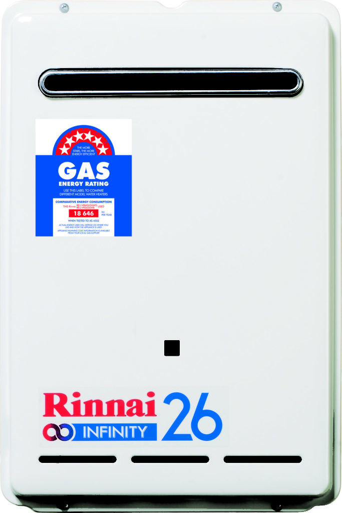 Rinnai Infinity 26 Litre Continuous Flow Hot Water Heaters
